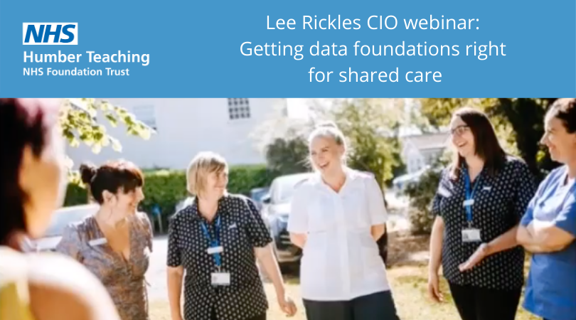 LEE RICKLES HUMBER CIO OUTLINES THE VITAL NEED TO GET THE DATA ...